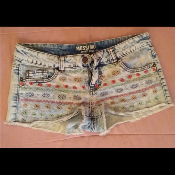 Mossimo Supply Co. | Shorts | Mossimo Womens Aztec Denim Jean Shorts ...